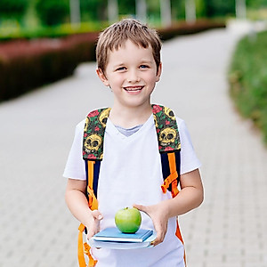 Halloween Sugar Skull Rose Seat Belt Covers 2 Pack Car Seat Strap Covers Super Soft Car Seat Neck Cover for Adults Baby Boys Girls