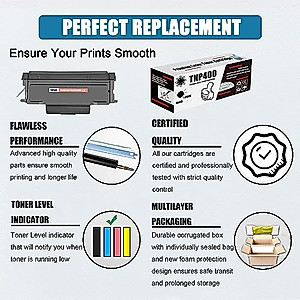 RIOMAN TNP400 Toner Cartridge Standard Capacity Replacement Compatible for Konica Minolta (with Chip) Work for Konica Minolta Bizhub 3002MF 3022MF Printers