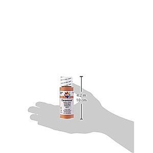 Delta Creative Ceramcoat Acrylic Paint in Assorted Colors (2 oz), 2071, Terra Cotta