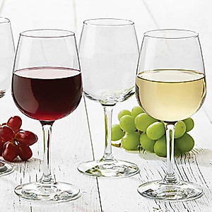 Libbey 8552 Vina Wine Taster Glasses, 12.75-ounce, Set of 12