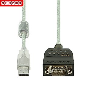 USB to RS-232 Serial Adapter w/LED Indicators Windows 11 Support