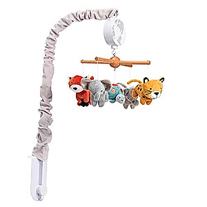 Lambs & Ivy Wild Life Musical Baby Nursery Crib Mobile - Protect The Animals