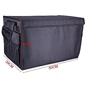 WDBBY Oxford Storage and Finishing Car Bracket Car Foldable Trunk Storage Bag Load-Bearing Rear Rack