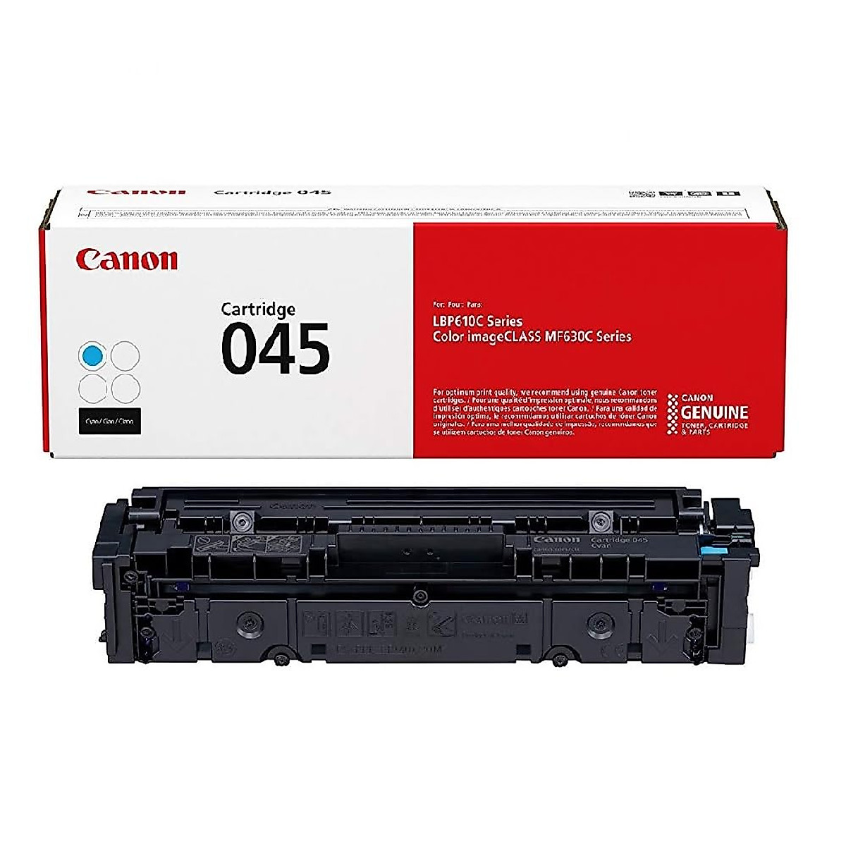 Canon CRG-045 4-Color Complete Toner Cartridge Set