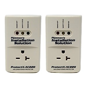 2 Pack AC 220v Surge Brownout Voltage Protector 3600 Watts Freezer (New Model)
