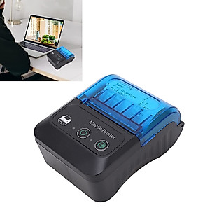 ViaGasaFamido Label Printer, Thermal Label Printer Machine 2in 203DPI 80mm S for Home and Business, Desktop Photo Printers