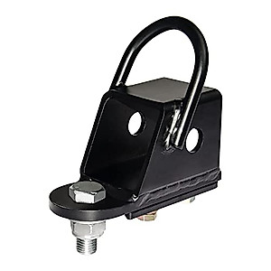 MAHLER GATES Bolt-On 2 Inch ATV UTV Trailer Hitch Receiver Adapter with Hitch Pin and Clip