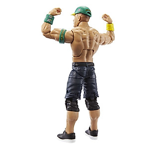 Mattel WWE John Cena Elite Collection Action Figure, 6-inch Posable Collectible Gift for WWE Fans Ages 8 Years Old & Up