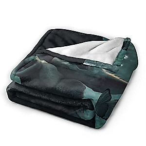 Anime Fleece Throw Blanket for Couch, 50x60 inches Soft Cozy Bed Throw Blankets Perfect for Adults or Children's Gifts