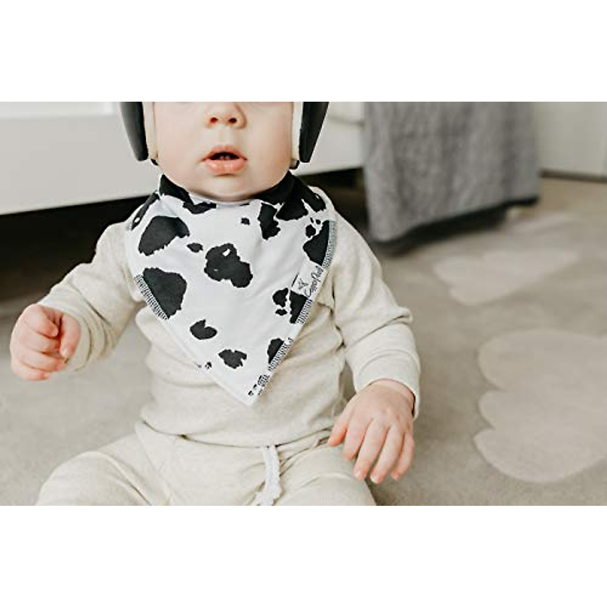 Copper Pearl Baby Bandana Drool Bibs for Drooling and Teething 4 Pack Gift Set “Jo