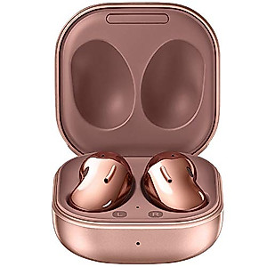 Samsung Galaxy Buds Live (ANC) Active Noise Cancelling TWS Open Type Wireless Bluetooth 5.0 Earbuds for iOS & Android, 12mm Drivers, International Model - SM-R180 (Mystic Bronze) Renewed