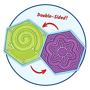 hand2mind Mindful Maze Garden Pack, Finger Labyrinth for Kids, Mindfulness for Kids, Sensory Play Therapy Toys, Calm Down Corner Supplies, Social Emotional Learning Activities (Set of 2)