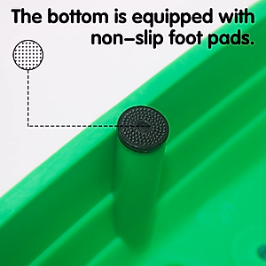 monleelnom Children's Outdoor Wave-Shaped Balance Beam Stepping Stones Children's Obstacle Course Five-Star Pattern Non-Slip Texture The Bottom is Equipped with Non-Slip mats (4CS)