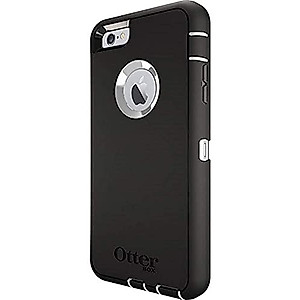 OtterBox Defender Series Rugged Case for iPhone 6s Plus & iPhone 6 Plus Non-Retail Packaging - Black/White - CASE ONLY
