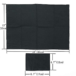 Disposable Dental Bibs Sheets Cloths,125pcs 13 X 18 inches Tattoo Table Covers Clean Pad,Underpad Hygiene Personal Tattoo Bib Waterproof Tattoo Table loth Tattoo Supply Sheet （black）