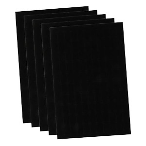 ABOOFAN 20 Pcs Ring Display Pad Jewelry Accessories Jewelry Display for Selling Earring Sponge Holder Retail Black Choker Necklace Pallet Jewelry Display Sponge Pad Travel Girl Ring Holder