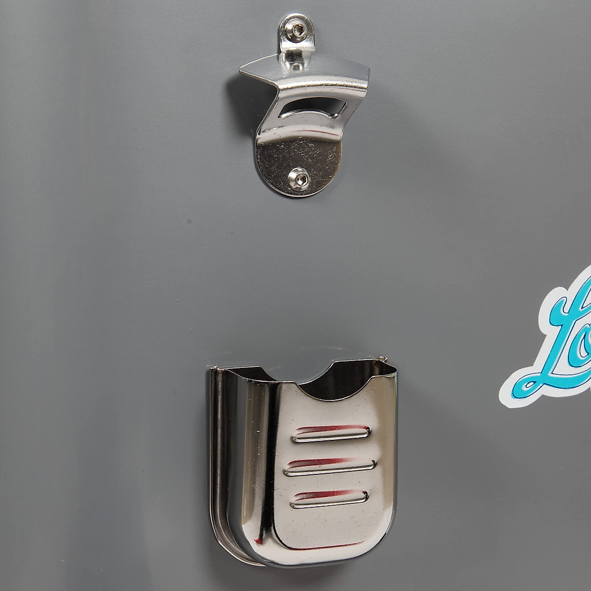 Tommy Bahama 77 Quart Rolling Stainless Steel Cooler with Wheels