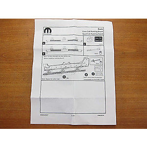 Mopar 2019-2020 Ram 1500 DT Matte Black Running Boards for Crew Cabs New OEM