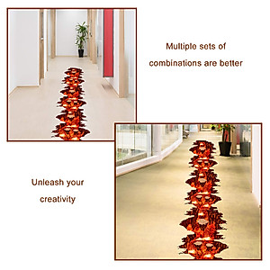 HO BEAR Volcano Floor Stickers Creative Volcanic Magma Home Kitchen Room Art Wall Decor Waterproof Wall Decal Floor Flame & Lava Wall Stickers for Kids Teen Girl Room