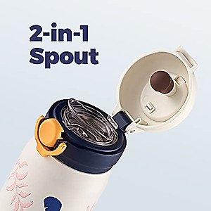 JASSY Stainless Steel Vacuum Insulated Water Bottle for Sports and Travel, BPA-Free,15OZ