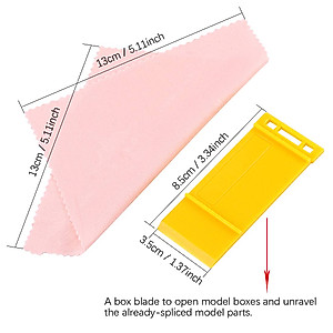 Keadic 26-Pieces Professional Gundam Modeler Basic Tools Craft Set Hobby Building Tools Kit with Box for Basic Model Building