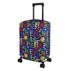 MININOVA Travel Luggage Cover Suitcase Protector Fits 27-30 Inch Luggage, Alphabet L