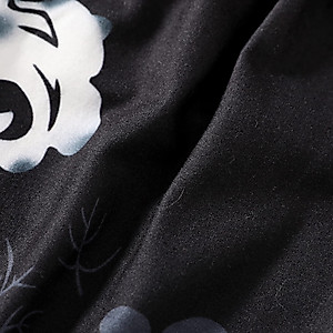 HAPPYMA HappMA Infant Baby Girl Fall Outfits Long Sleeve Floral Hoodie Tops Pants Clothes Set 6-12(80), Green+black, 6-12 Months