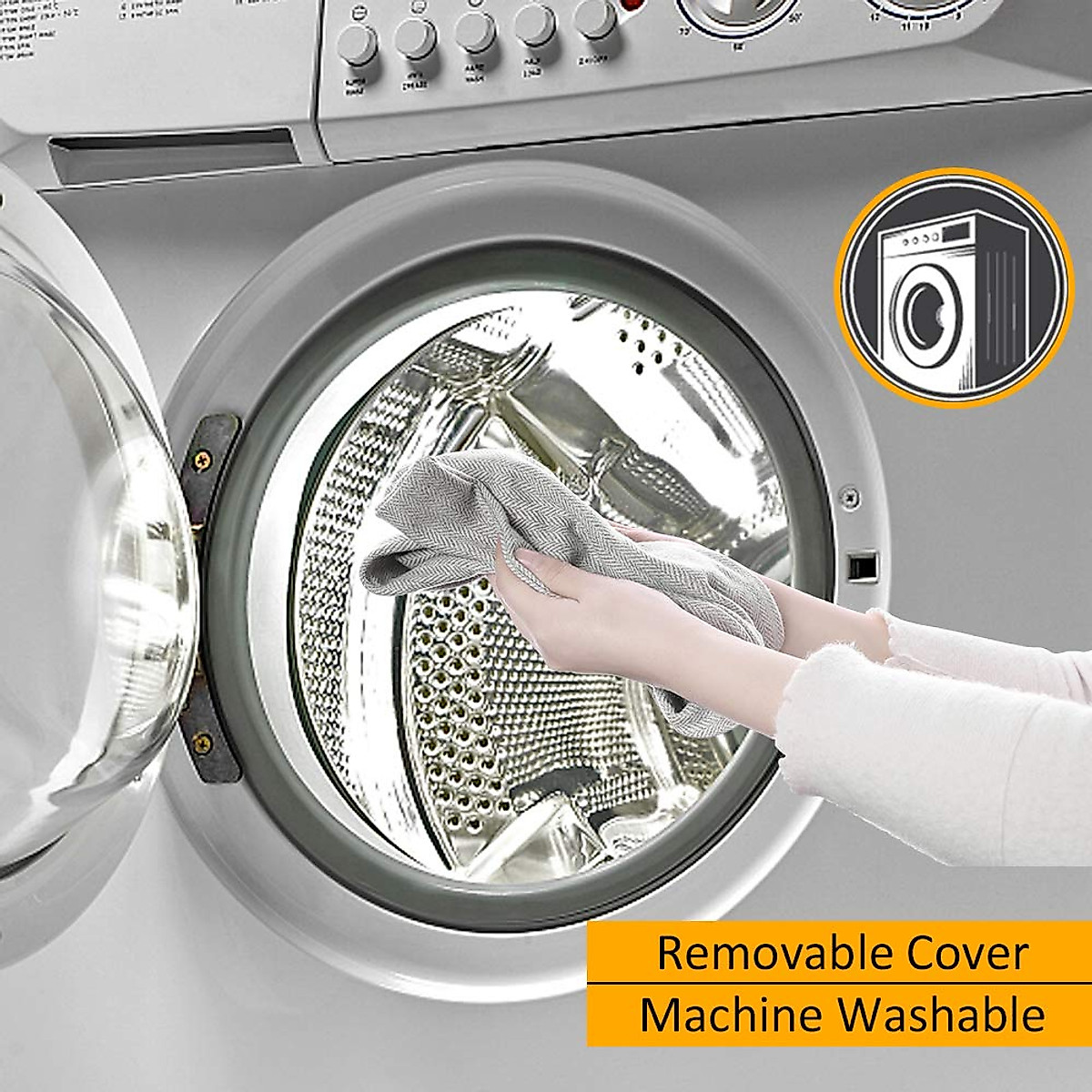 VISEMAN 36 Inch Under Door Stopper-Door Noise Blocker, Double Sided Door Stopper, Machine-Washable