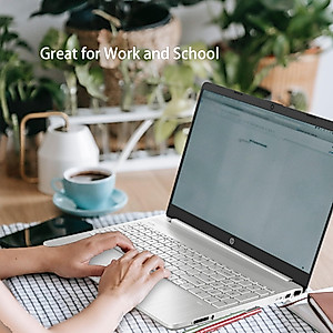 HP 17 Laptop, 17.3” HD+, Intel Quad Core i3-1125G4 Processor, 32GB RAM, 1TB SSD, Windows 11 Pro, Anti-Glare Display, Long Battery Life, Wi-Fi, Bluetooth, Webcam, HDMI, Alpacatec Accessories, Silver