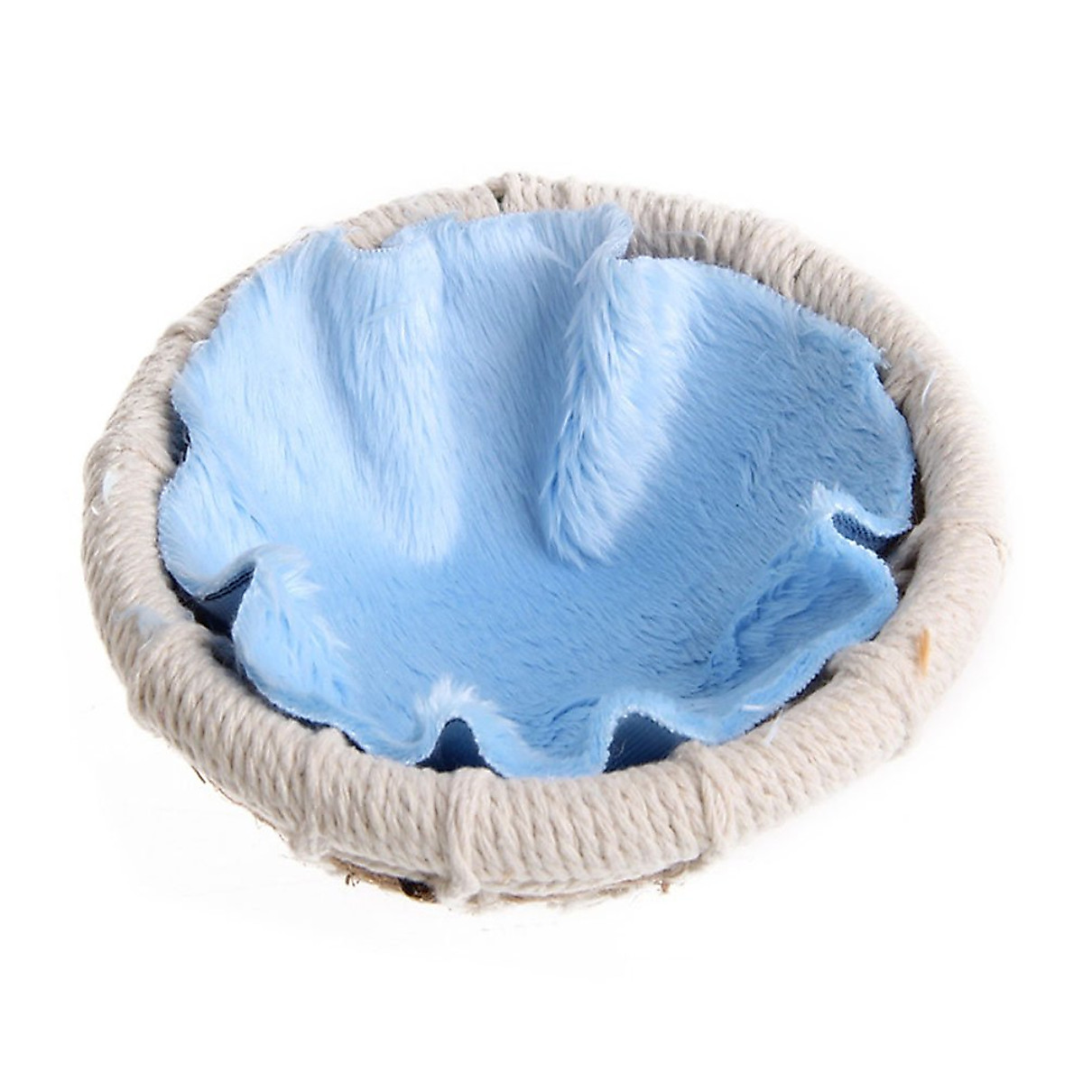 kathson Hemp Rope Weave Bird Breeding Nest Bed for Parakeet Cockatiel Canary Lovebird and Small Parrot Cage Hatching Nesting Box