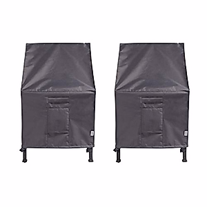 TRIARMOR Patio Chair Waterproof Cover High Back Outdoor Chair Cover, Set of 2