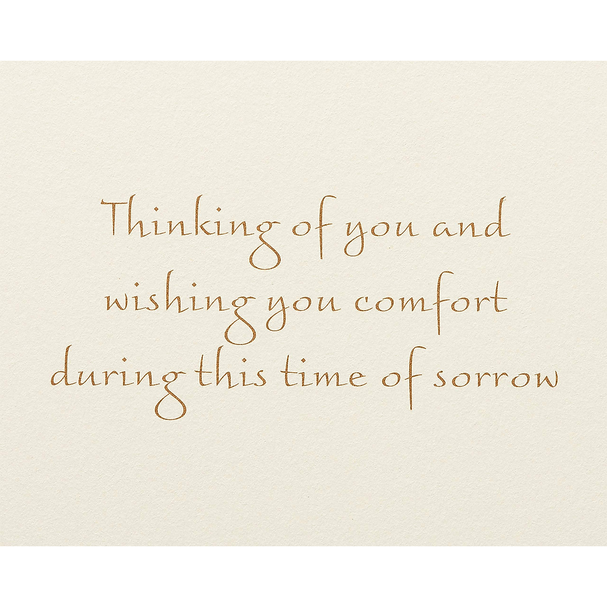 Papyrus Sympathy Card (Wishing You Comfort)