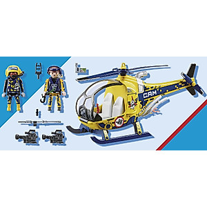 Playmobil Air Stunt Show Helicopter with Film Crew