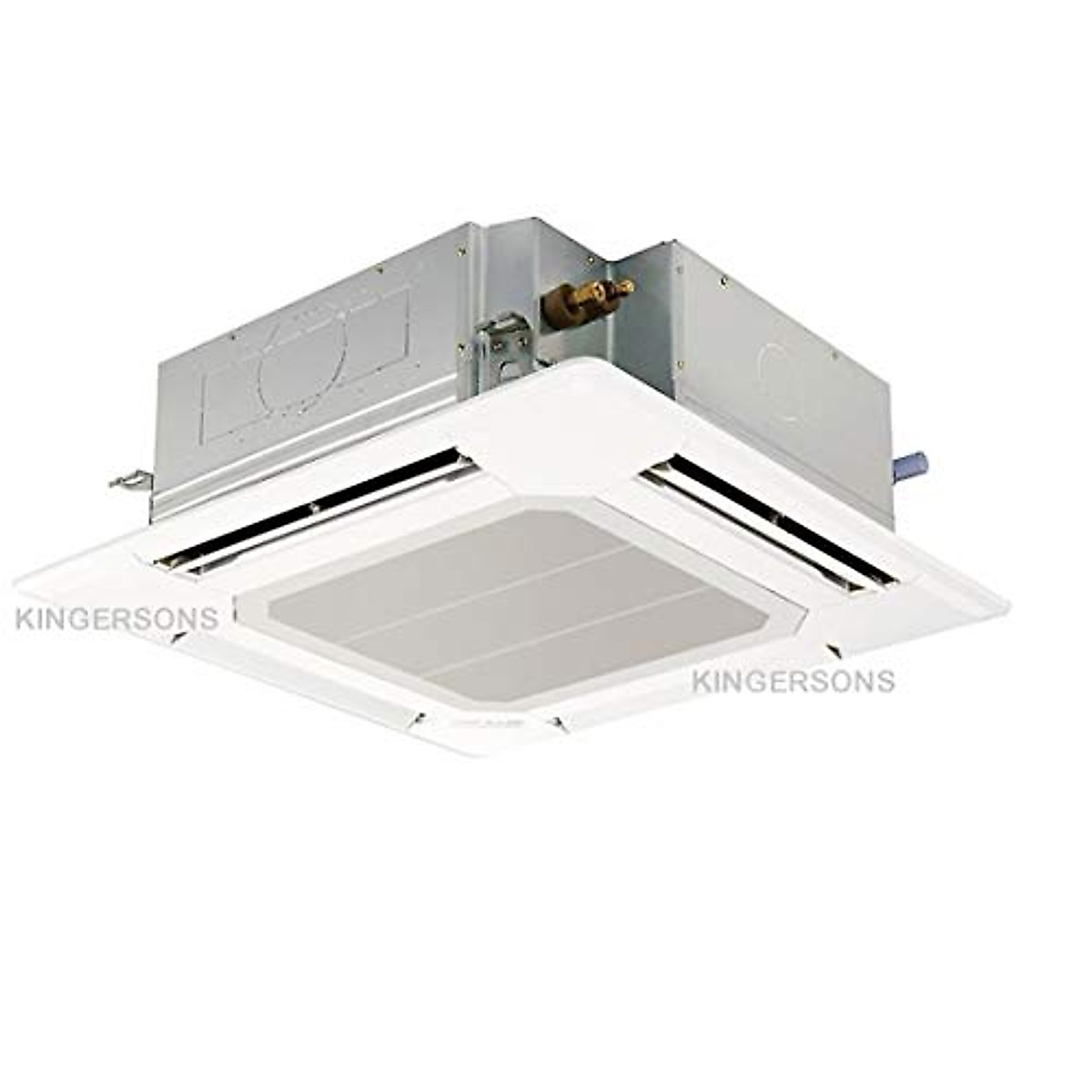 Mitsubishi 12,000 BTU 1 TON Four Way Ceiling Cassette Single Zone Mini Split System - SEER 22 AC & Heat Pump Ductless Ceiling Recessed Cool & Heat