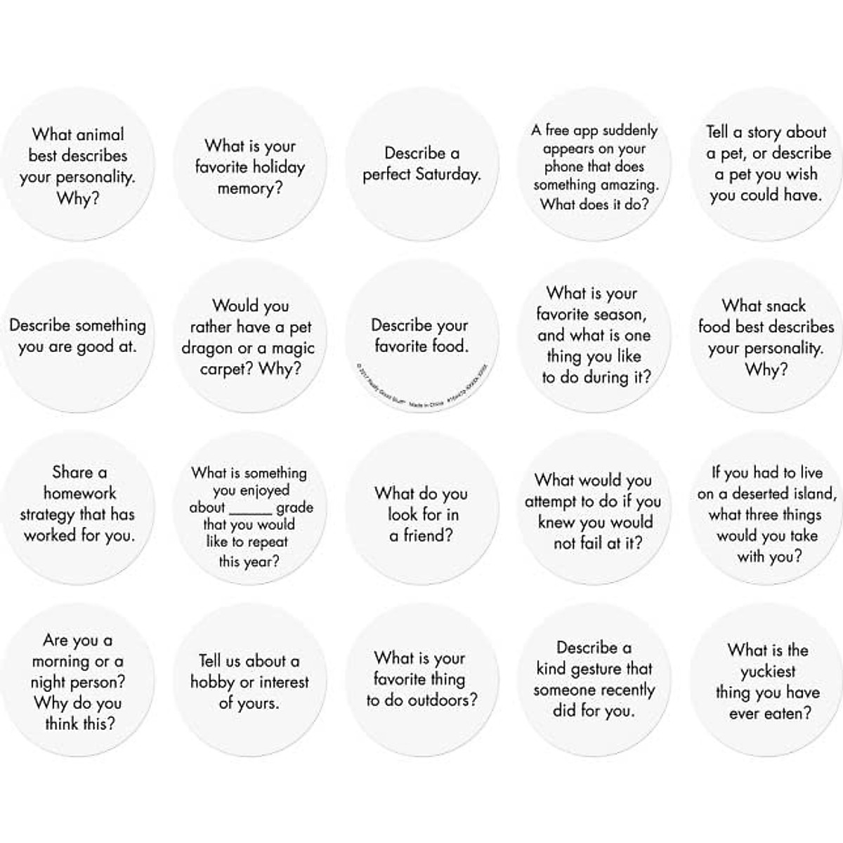 Morning Meeting Chips - 40 Chips