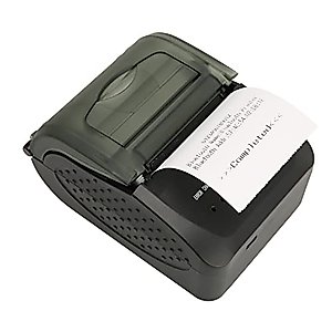 CHICIRIS Mini Thermal Printer, Low Noise, Auto Sleep Mode, Portable Receipt Printer, Energy Saving for Office (US Plug)