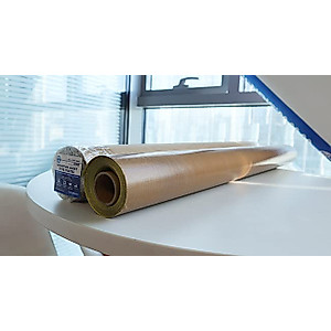36 in x 15 ft Self-Adhesive PTFE Roll 5 Mil Heat Press Cover Roll PTFE Coated Heat Resistant Fabric