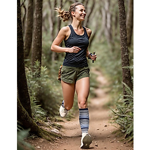 +MD 3 Pairs Compression Socks Moisture Wicking 8-15 mmHg for Women & Men Moisture Wicking Support Stockings for Airplane Flights, Travel, Nurses, Edema 10-13