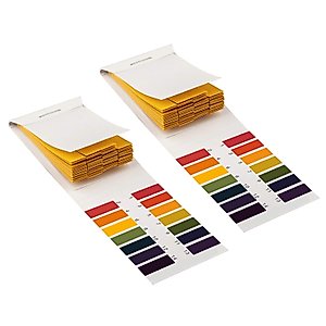 pizarra 2 Set 160 Strips 1-14 PH Litmus Paper Ph Strips Water Cosmetics Soil PH Paper Strips with Control Card