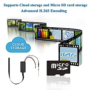 Mini Hidden Camera Module with 1080P HD Wireless DIY Small Camera Inside with Mobile Phone WiFi Hidden Camera Security Camera Nanny cam with Motion Detector TF Card Recording ULar S3