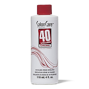 Salon Care 40 Volume Creme Developer, 4 ounce