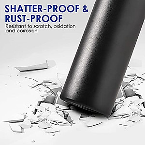 Insulated Water Bottle, 20oz Thermo Vacuum Mug, Stainless Steel Canteen, Wide-Mouth Lids Containers Keeps Liquids Hot&Cold, Leak Proof, Sweat Proof and Double-Walled Design-By BRILLIRARE