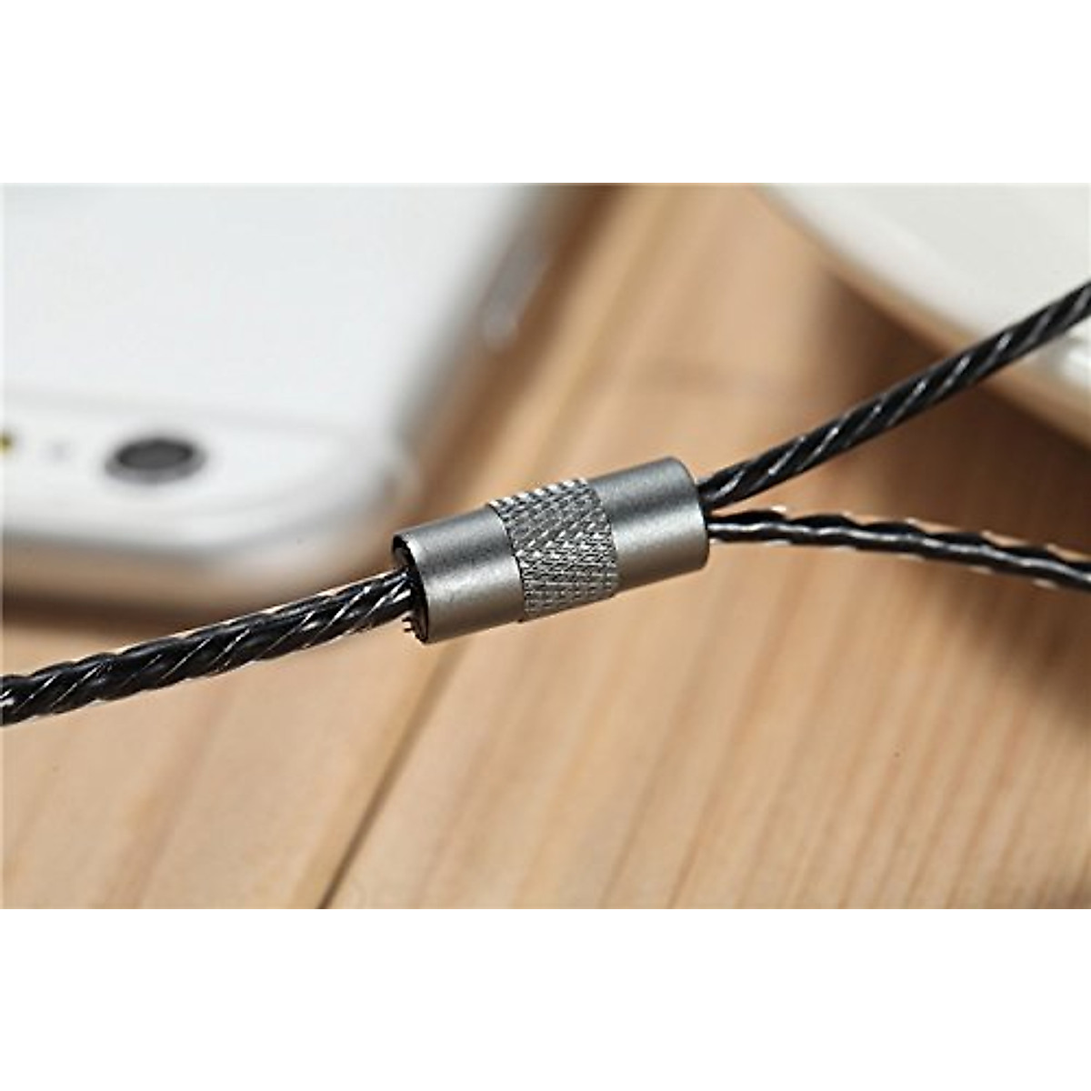 OFC Upgrade Audio Cable Cord for Shure SE846 SE535 SE425 SE315 SE215 UE900 (Black)