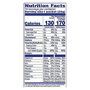 Cream of Wheat Instant Hot Cereal, Cinnabon, 1.23 Ounce, 10 Packets (Packaging May Vary)