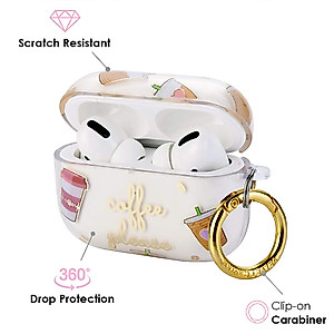 Velvet Caviar Compatible with AirPods Pro Case 2nd and 1st Generation - Cute Protective Hard Cover for Women - Coffee