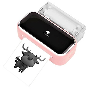 Phomemo M03 Portable Printer-2022 Bluetooth Portable Printer Photo Printer Wireless Portable Mobile Printer Thermal Printer Compatible with iOS + Android,Gift for Mom,Cute School Supplies-Pink