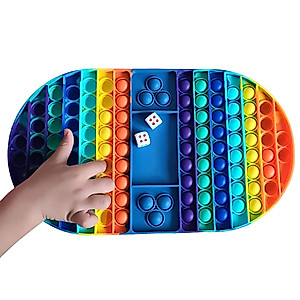 Gifts Of Joy - Jumbo XL Fidget, Multiplayer Fidget Game Board, Interactive Sensory Board, XL Fidget Game w/ Dice & Game Instructions, Pop Fidget for Up to 2 Players