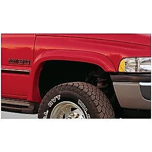 Bushwacker Extend-A-Fender Extended Front Fender Flares | 2-Piece Set, Black, Smooth Finish | 50009-11 | Fits 1994-2001 Dodge Ram 1500; 1994-2002 Ram 2500, 3500