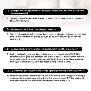 ZonLi Towel Warmer - Luxury Towel Warmers for Bathroom, 1 Min Fast Heating, 4 Timer Settings, 1 Hour Auto Off, Fits Up to 2 Oversize Towels, Blankets, PJs, Best Gift for Her (Light Grey)