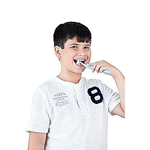 Vertex Toothbrush Dental Tool Shaped Toothbrush 2 Count (Green/Pink)